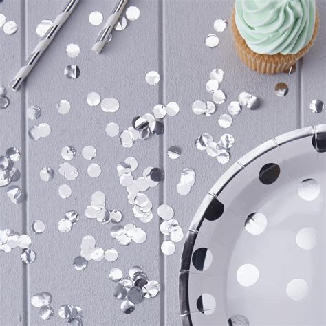 Confetti Metallic Silver 14g Pergamos