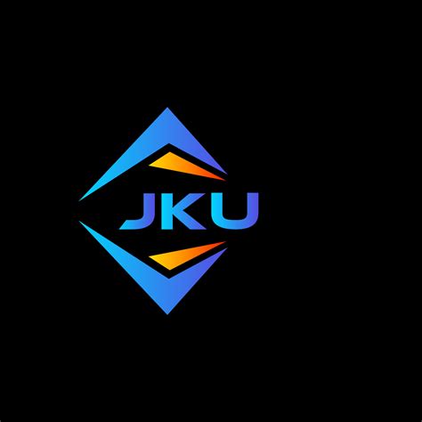 Jku Abstract Technology Logo Design On Black Background Jku Creative