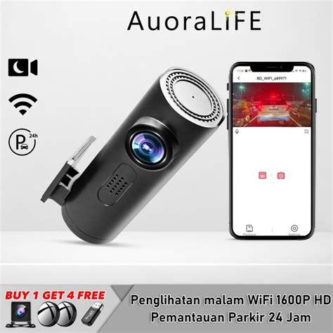 Jual Kamera Dasbor Mini Wifi Aurora Life A5 Dash Cam Untuk Tampilan