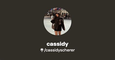 Cassidy Instagram Tiktok Linktree