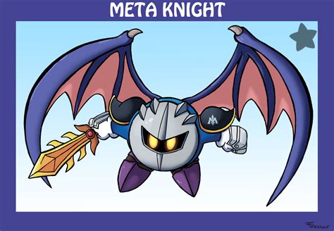 Smash Bros Meta Knight By Sonicknight007 On Deviantart