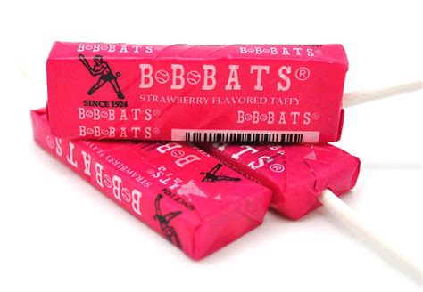B B Bats Taffy Pops Bb Bats Original Taffy Chews Strawberry Flavor