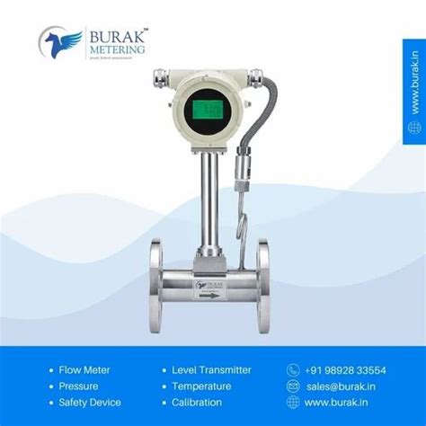 Digital Vortex Flow Meter For Industrial Instruments Gases At In Thane