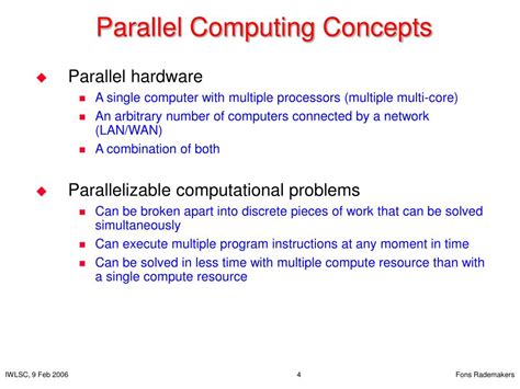 Ppt Evolution Of Parallel Programming In Hep Powerpoint Presentation