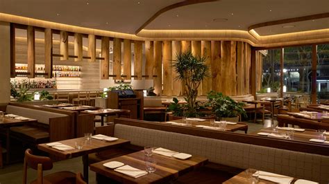 Ora Utilises Las Fallen Street Trees Inside Uchi West Hollywood Restaurant