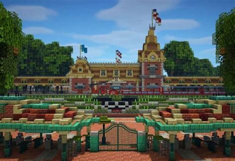 Virtual Disneyland Resort Minecraft Project San Jose State University