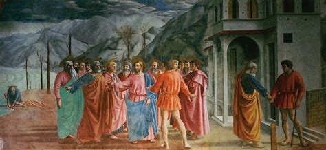Il Pagamento Del Tributo Di Masaccio Analisi