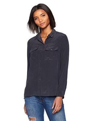 Rails Rails Damen Rhett Button Down Hemd Anthrazit Groß