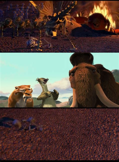 Manny Sid And Diego Reacts To Flik Getting Beat By Aaronhardy523 On