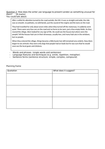 Refugee Boy Scheme Teaching Resources