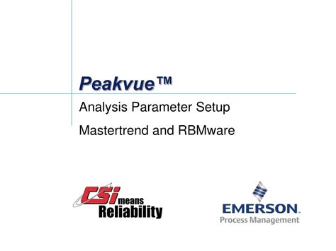 Ppt Introduction To Peakvue Understanding The Technology For Vibration Analysis Powerpoint