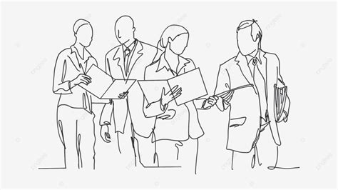 Character Line Draft Business Line Drawing Black Wing Drawing Bus