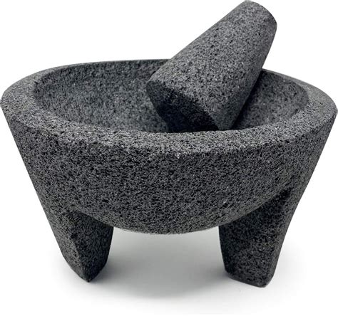 Lindo Brand 9 Inch Molcajete Mortar And Pestle Mexican