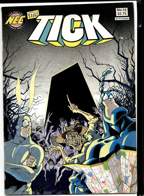 The Tick 10 1991 The Tick Comic Books Copper Age New England