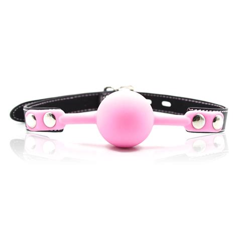 Bondage Silicone Open Mouth Ball Gag Lips O Ring Oral Deep Throat
