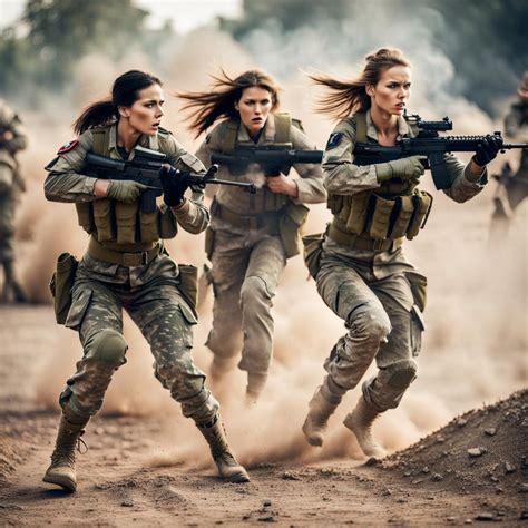 Sexy Female Soldiers Fighting In War By Jablonski1027 On Deviantart