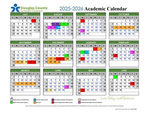 Douglas County School District Calendar 2025 2026