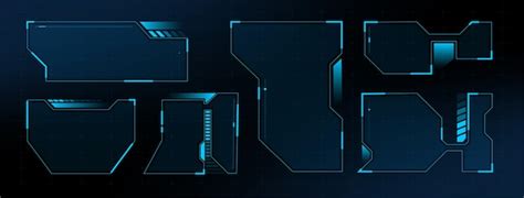 Premium Vector Hud Interface Screen Design Frame Hud Ui Gui Futuristic User Interface Screen