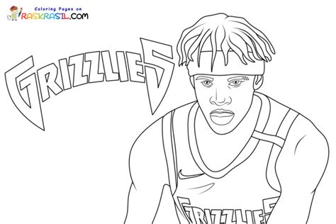 Ja Morant Coloring Pages