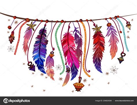 Vintage Wallpaper Border Feather