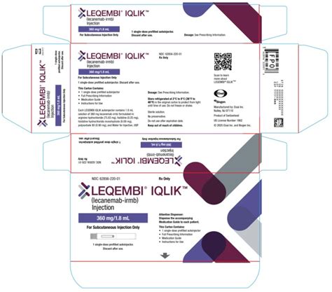 Leqembi Package Insert Prescribing Information Moa