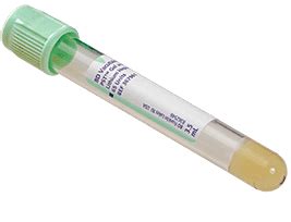 Bd Vacutainer® Plastic Sodium Heparin Tube Green Hemogard Cap 13 X 75mm
