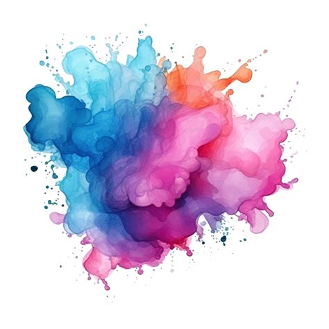 Watercolor Splash Clip Art 34927802 Png