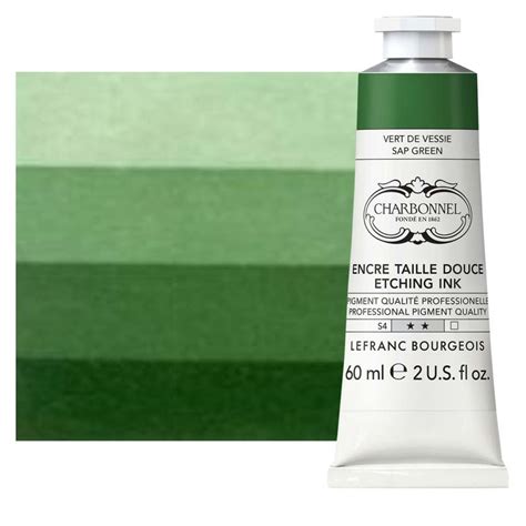 Charbonnel Etching Ink Sap Green 60ml Tube Jerrys Artarama