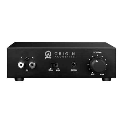 Origin Acoustics Foundation Pa15 Manuals Manualslib