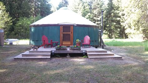 Sandpoint Idaho Yurt At Wilford Shaw Blog