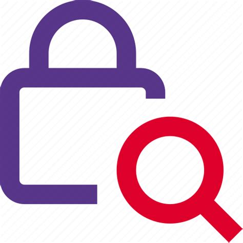 Security Searching Web Apps Lock Icon Download On Iconfinder