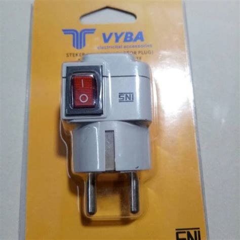 Jual Steker Adaptor Adaptor Plug Dengan Saklar On Off Vyba Shopee Indonesia