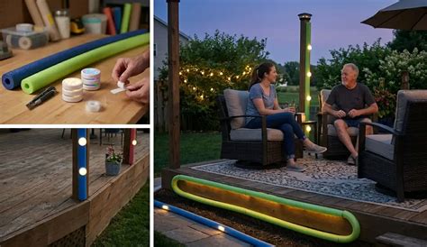 Brilliant Pool Noodle Lighting Diy Idea For Cozy Nights