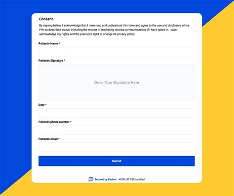 A Hipaa Consent Form Template Thats Easy To Share