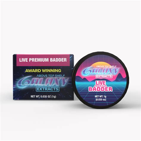 Kush Cake Premium Live Badder 1g Ca Galaxy