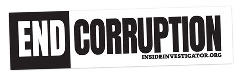 Get Our End Corruption Sticker For Free