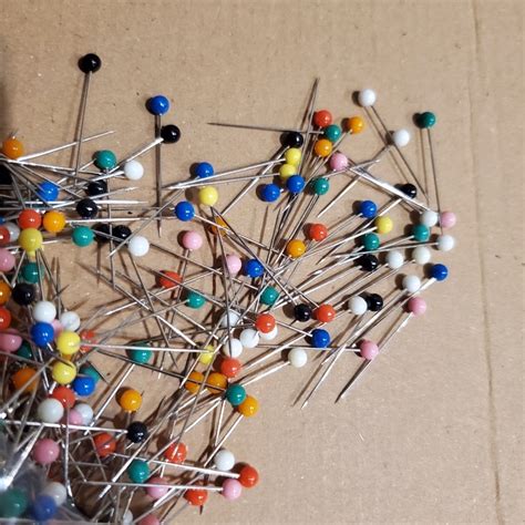 Dressmaker Pins Asstd Color Head Sold Per Box Shopee Philippines