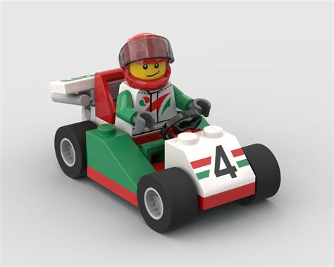 Lego Moc Octan Go Kart By Briquoleur Rebrickable Build With Lego