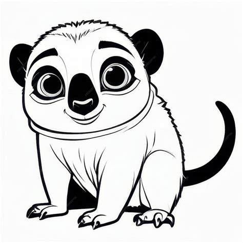 Cúscus Contorno Preto E Branco Livro De Colorir Bonito Imagem Premium Gerada Com Ia