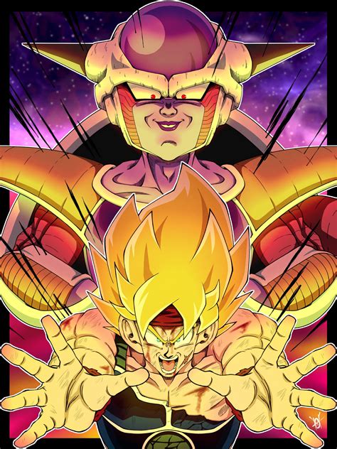 Bardock Super Saiyan Vs Frieza Goku Frieza Dragon Ball Z Dokkan Battle