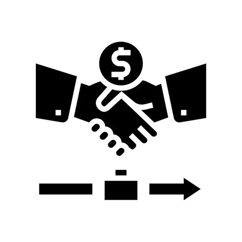 Severance Pay Allowance Glyph Icon Vector Illustration 10353091 Vector