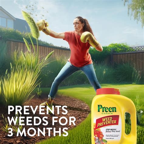 Preen Garden Weed Preventer 13 Lbs 2080 Sq Ft Pre Emergent Herbicide