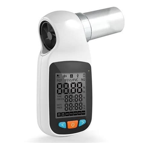 Sp70b Handheld Spirometry Lung Function Test Machine Hospital Mouthpiece Spirometer