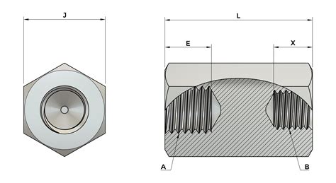 Buy 38 32 Unef To M10 1mm Extra Fine Female To Female Thread