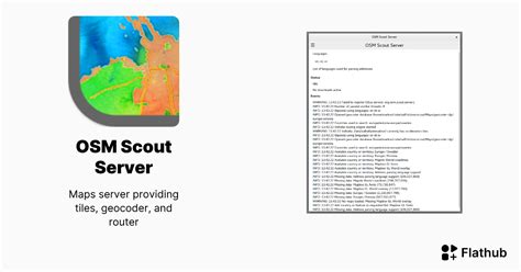 install osm scout server on linux flathub