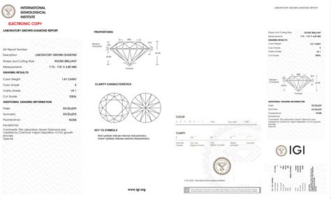 Dr318 X 117 1904 Round Diamond Igi Lab Grown 181 Carat Diamonddealsusa
