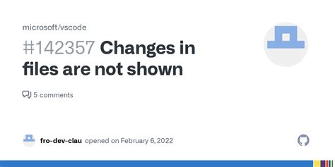 Changes In Files Are Not Shown Issue Microsoft Vscode GitHub