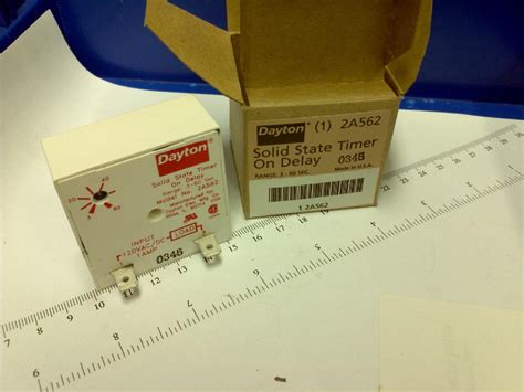 Dayton 2a562 Solid State Timer On Delay Relays Bmi Surplus