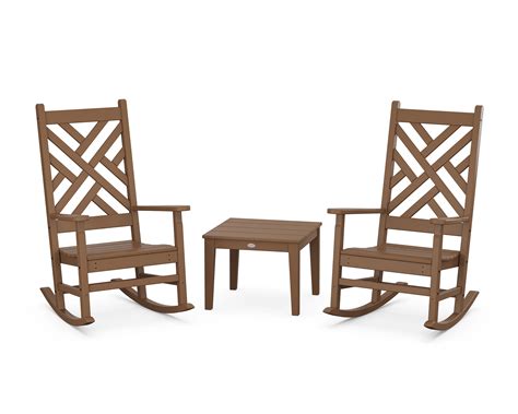 Polywood Chippendale Pws2485 1 Te Chippendale 3 Piece Rocking Chair Set