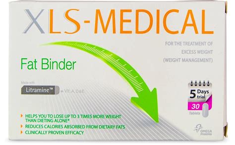 Xls Medical Fat Binder 30 Tablets Medino